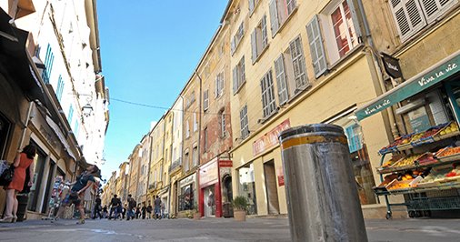 Accès aux aires piétonnes - Mairie d'Aix-en-Provence